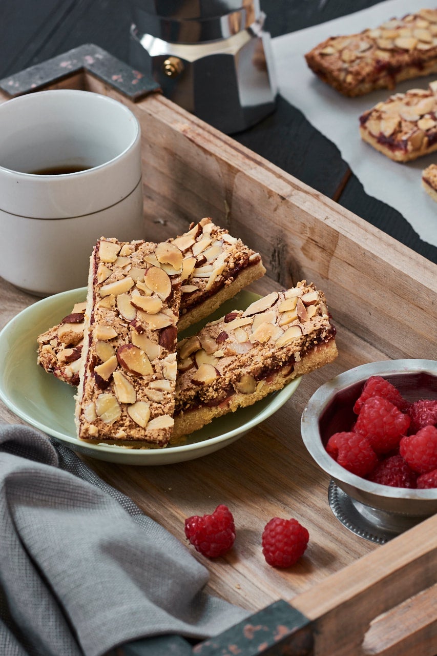 Raspberry Nut Bars | Meredith's Bread